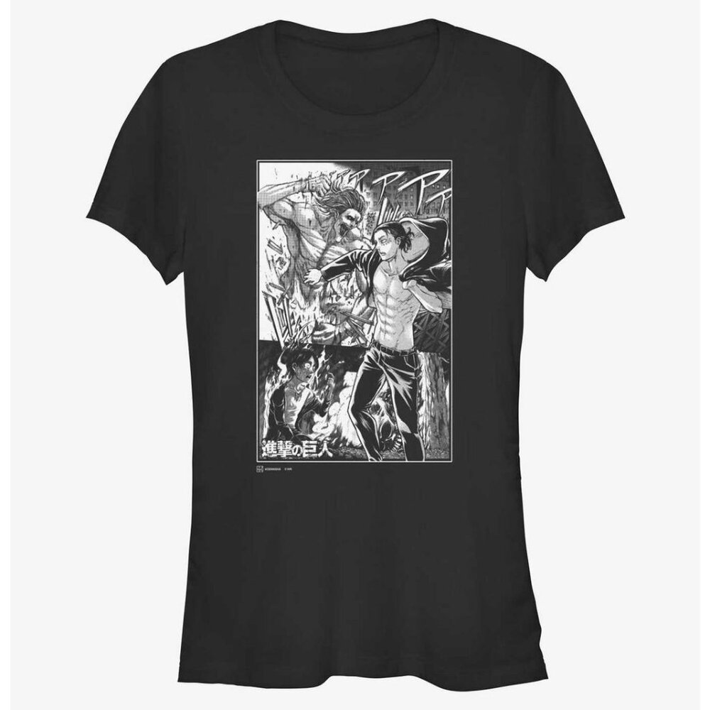 Attack On Titan Eren Yeager Manga Collage Girls Unise… - Gem
